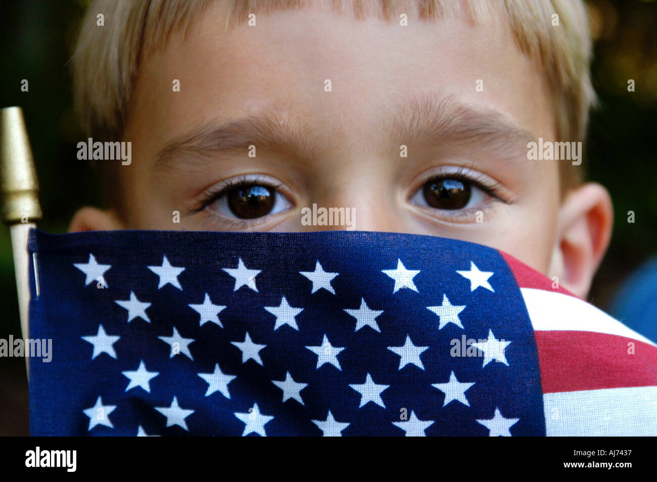 Child flag pledge hi-res stock photography and images - Alamy