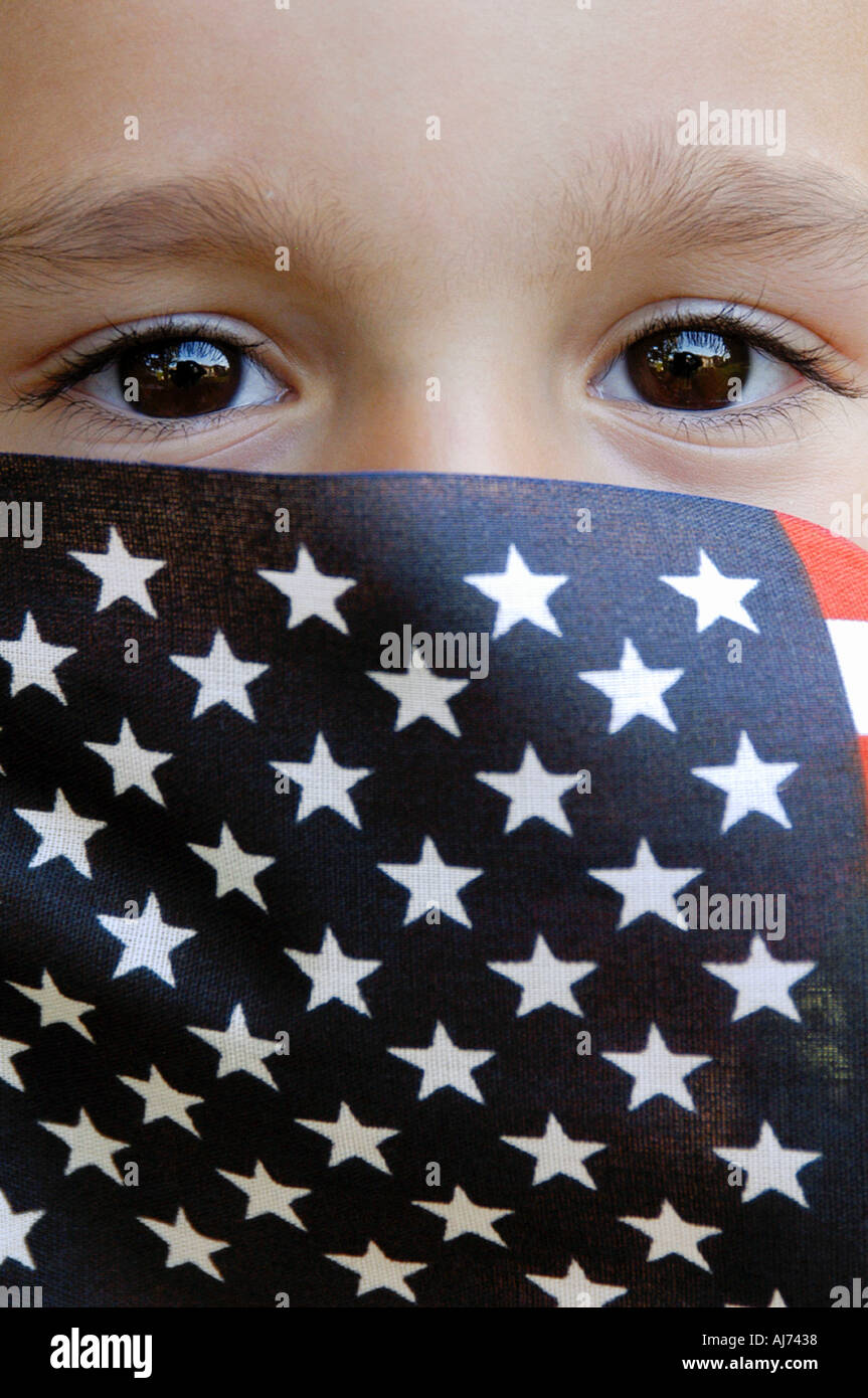 Child flag pledge hi-res stock photography and images - Alamy