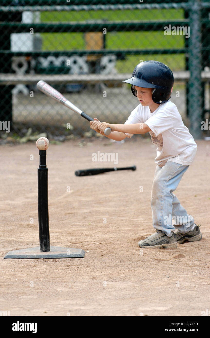 Children Learn To Play Baseball Stock Photo - Alamy