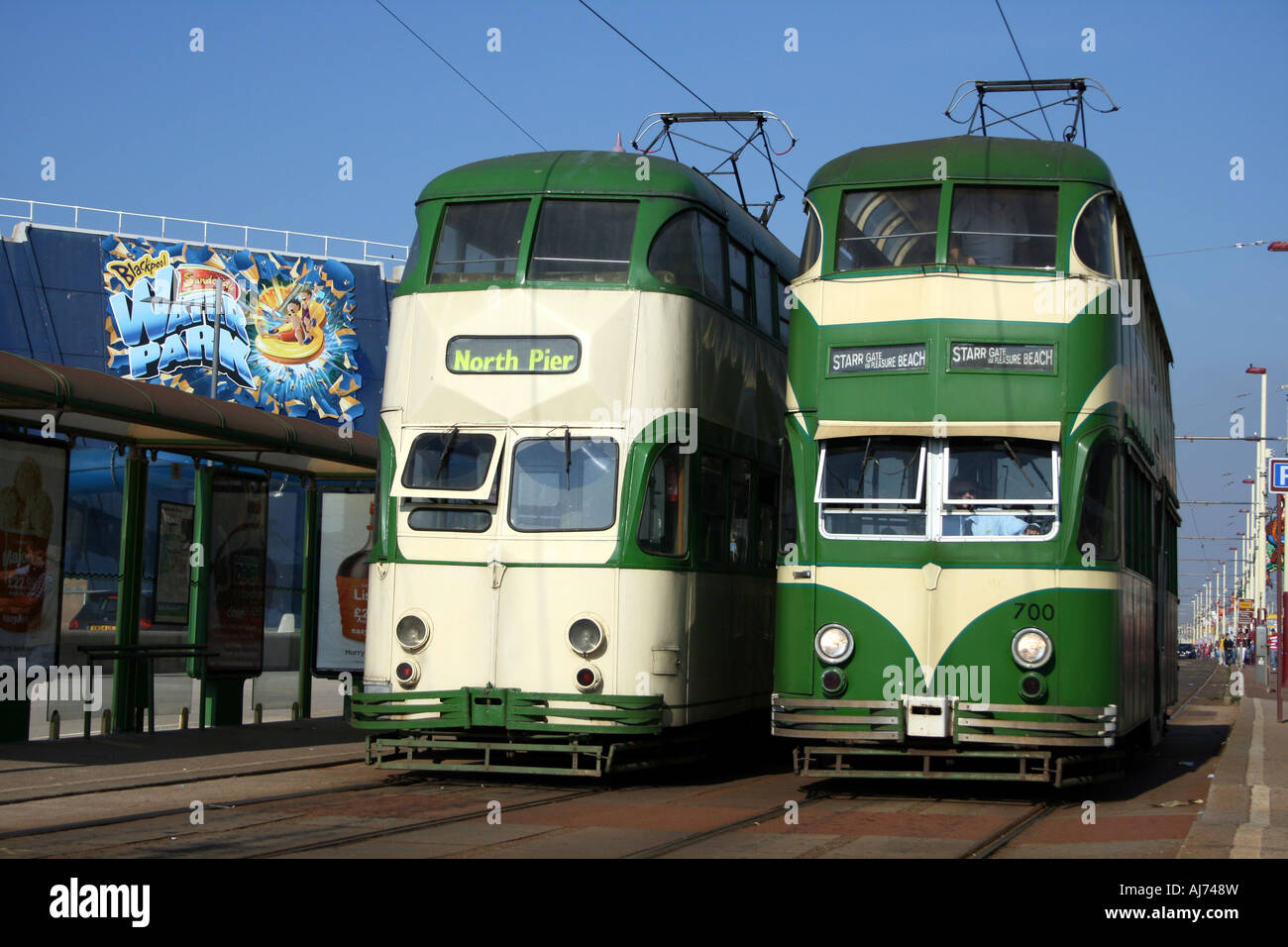 Blackpool trams hi-res stock photography and images - Alamy