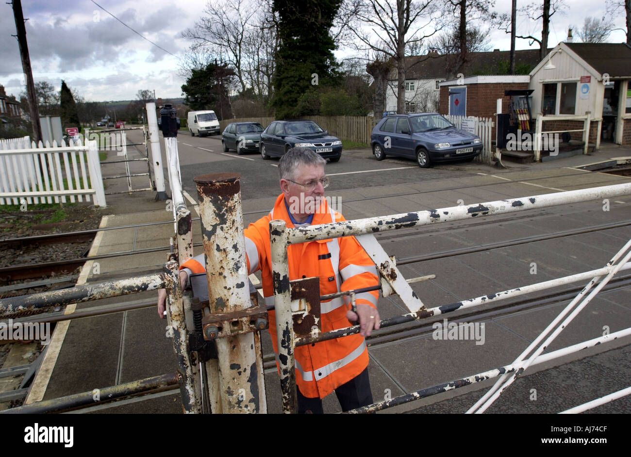 Manual Railway Crossing Stock Photos & Manual Railway Crossing Stock ...