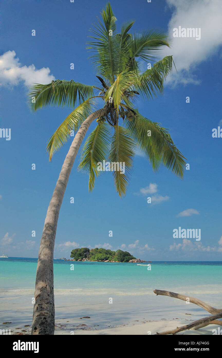 View of tropical islet Stock Photo - Alamy
