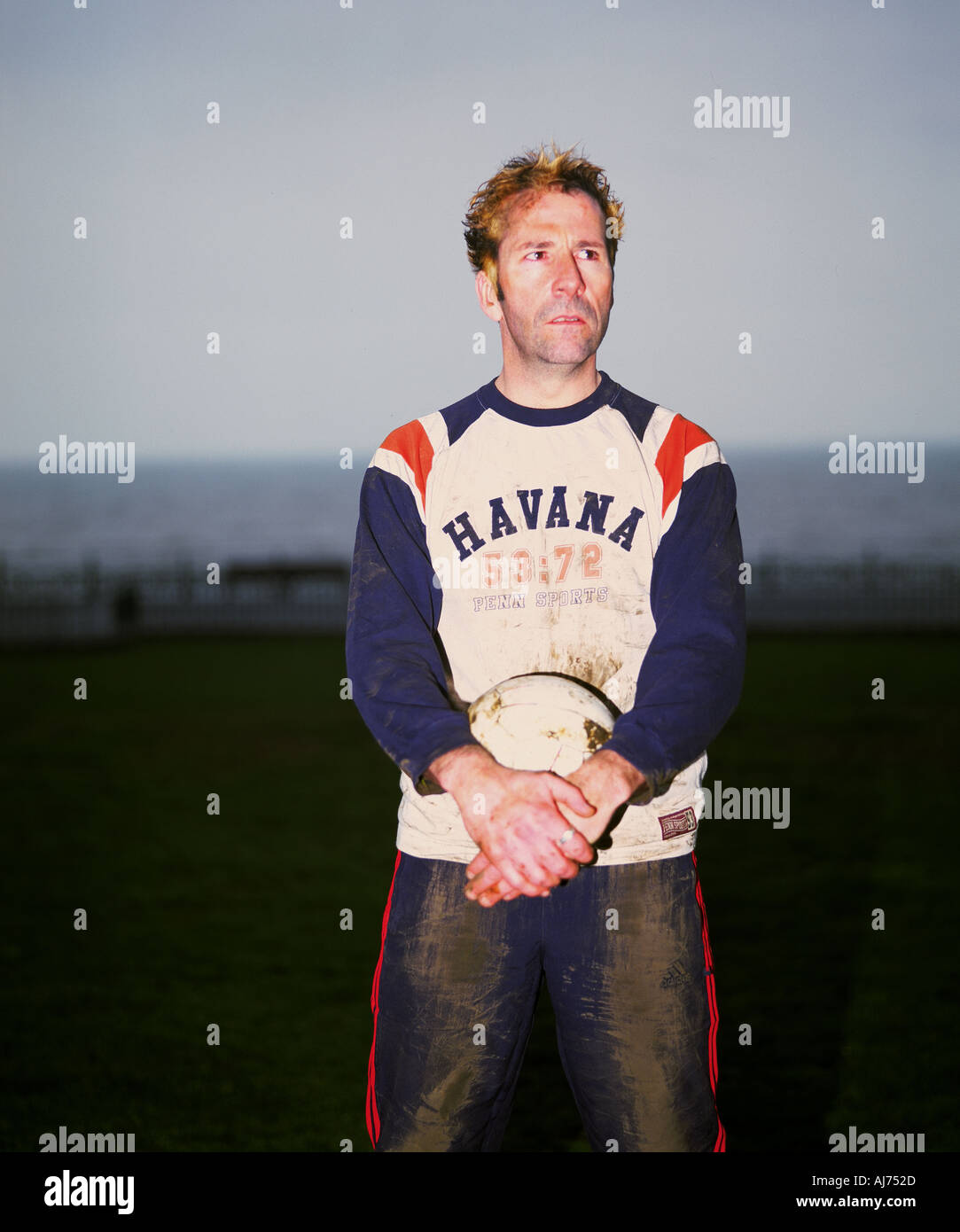 Always last to be picked for the football team Stock Photo - Alamy
