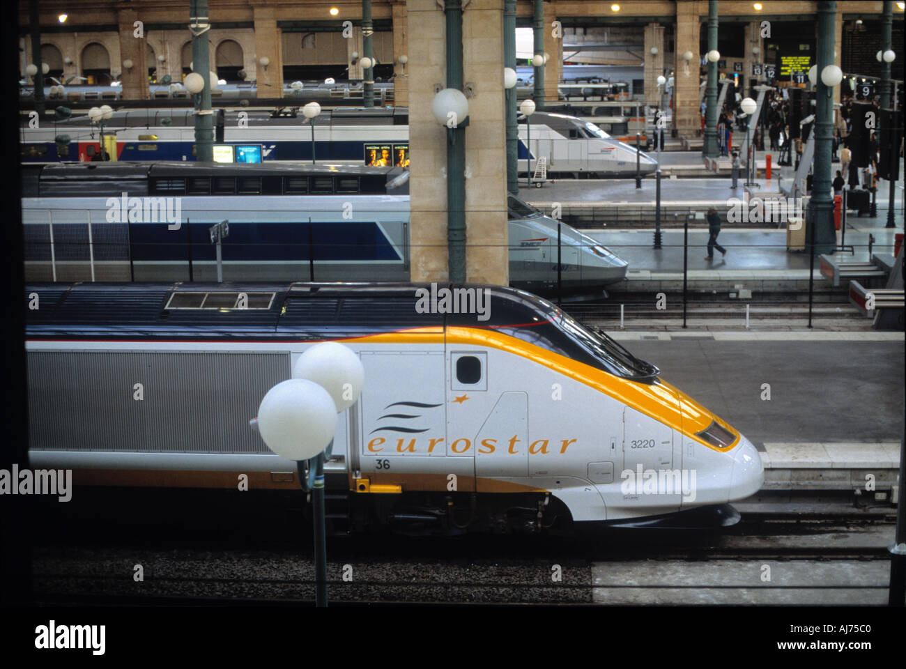 Credit line is mandatory John Angerson Eurostar trains at waterloo and ...