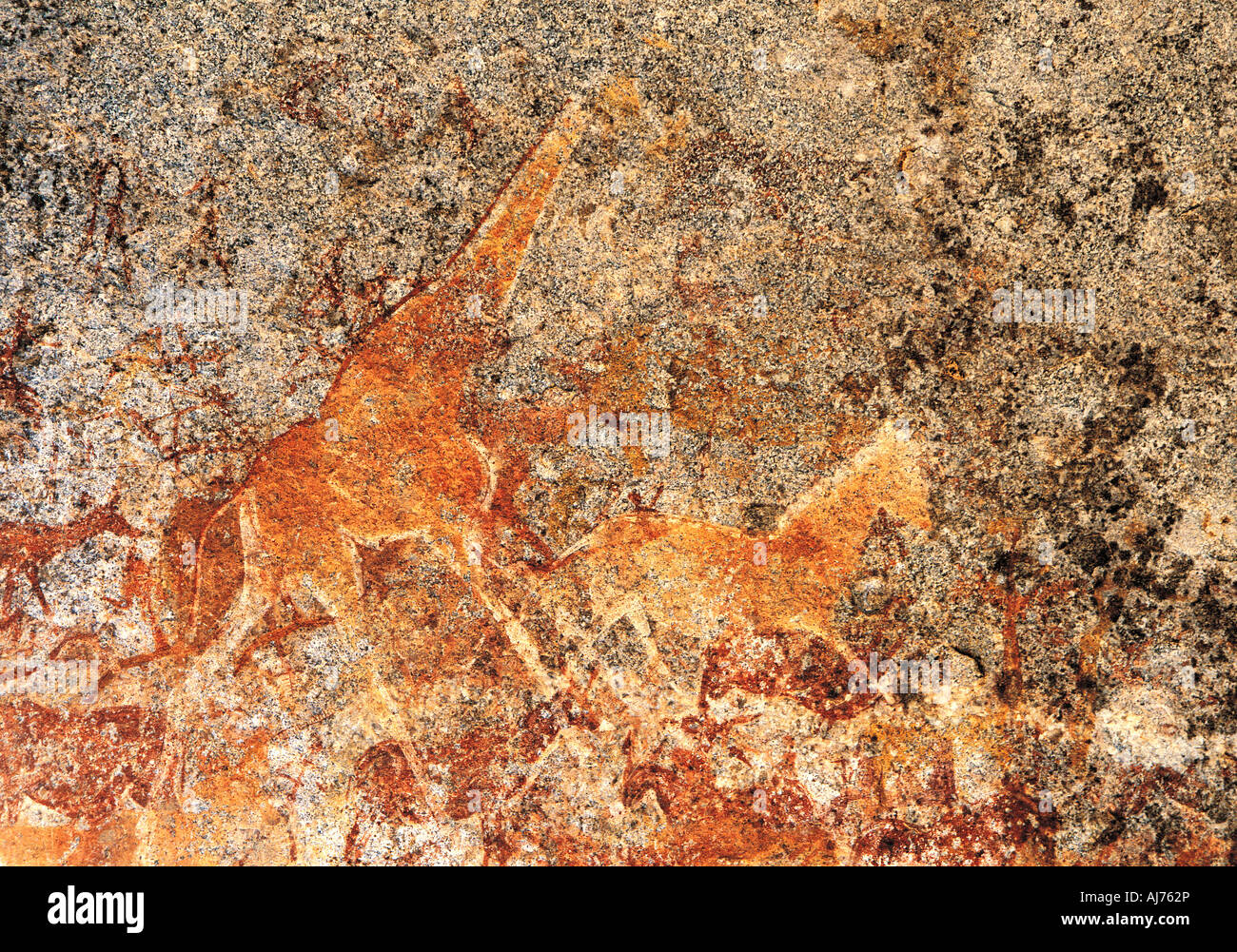Bushman cave paintings hi-res stock photography and images - Alamy