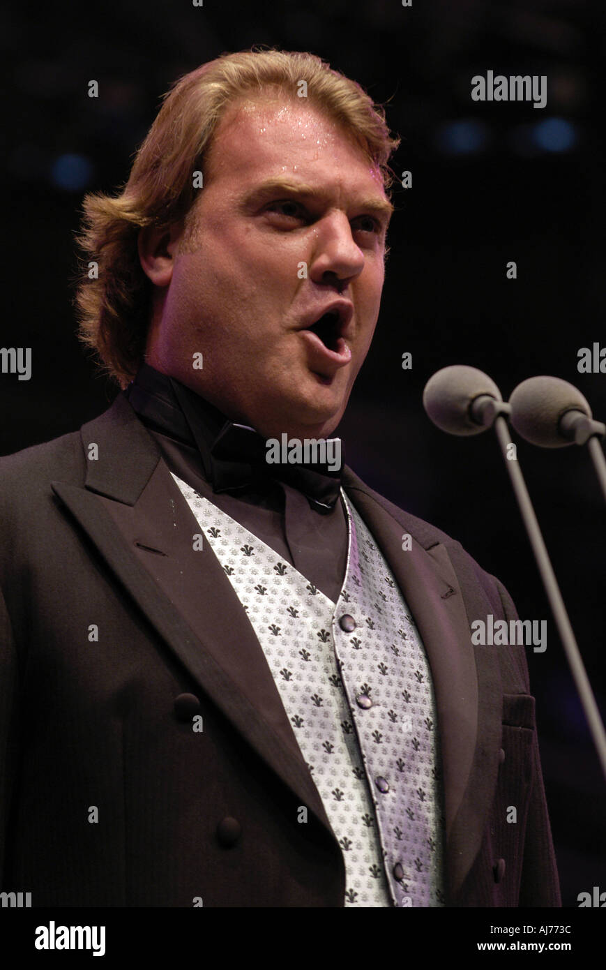 Welsh bass baritone Bryn Terfel performing at the 2003 BBC Proms in the ...