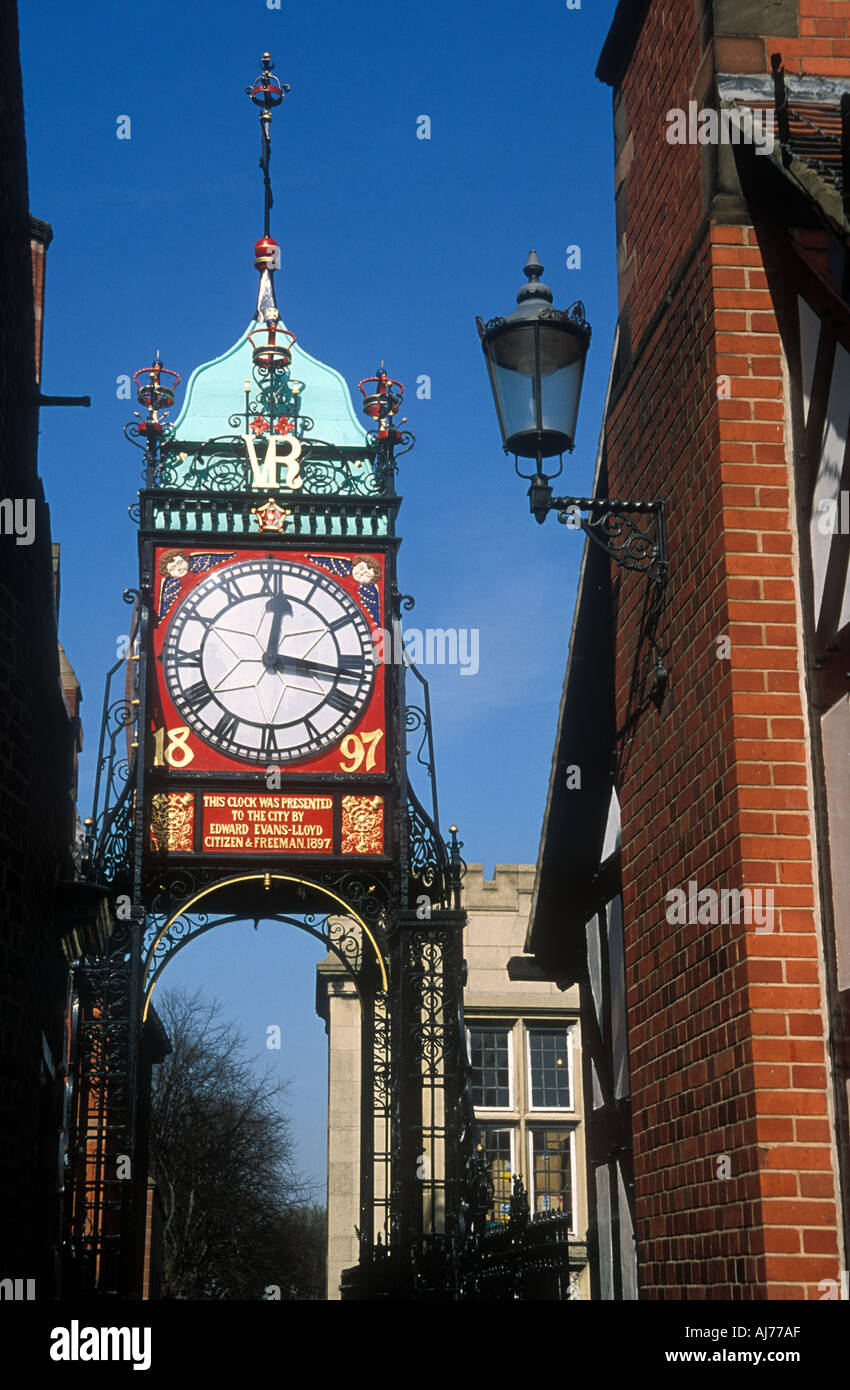 Eastgate Clock tower Chester Cheshire England Stock Photo - Alamy