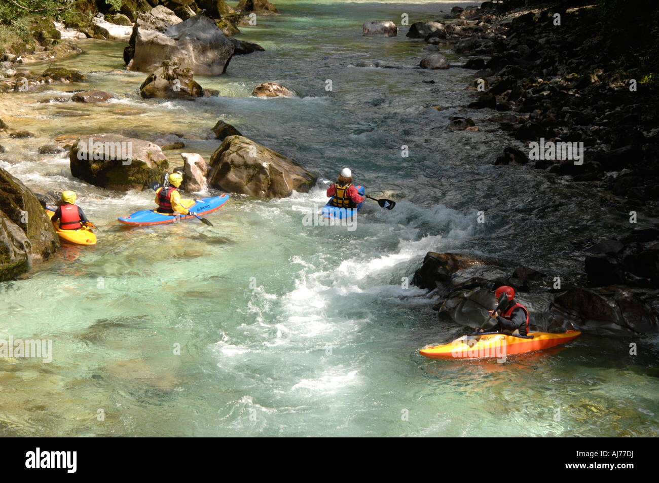 Soca valley and kayak hi-res stock photography and images - Alamy