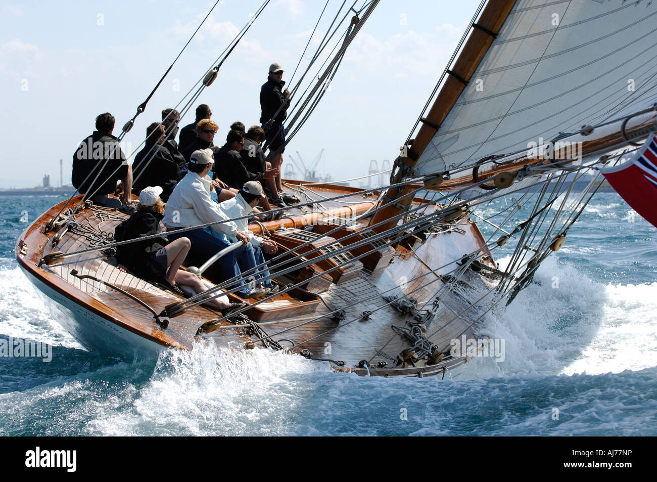 The Lady Ann Classic gaff rigged sloop by designed by William Fife ...