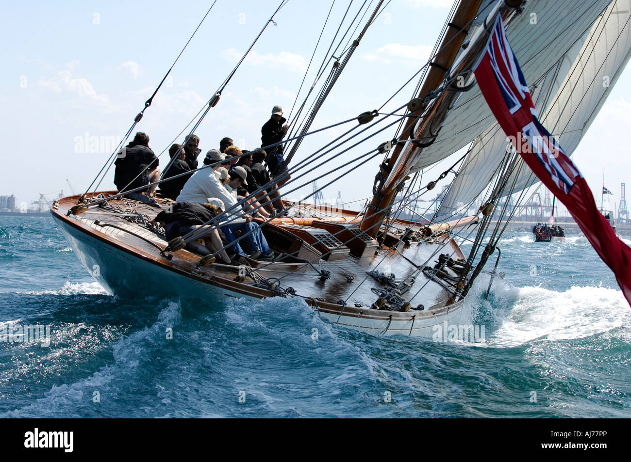 The Lady Ann Classic gaff rigged sloop designed by William Fife Stock ...