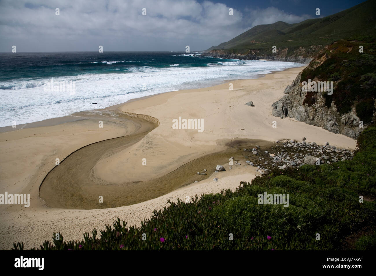 Big Sur Beach, Big Sur, California Stock Photo - Alamy