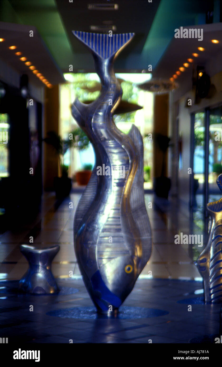 fish sculpture shopping mall 2272 Stock Photo - Alamy