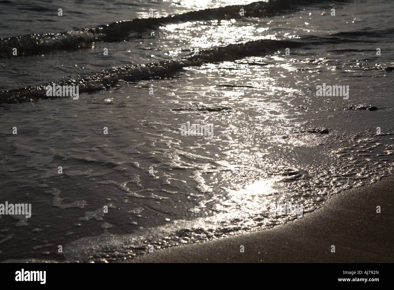 Beach Shoreline Sicily Italy Stock Photo - Alamy