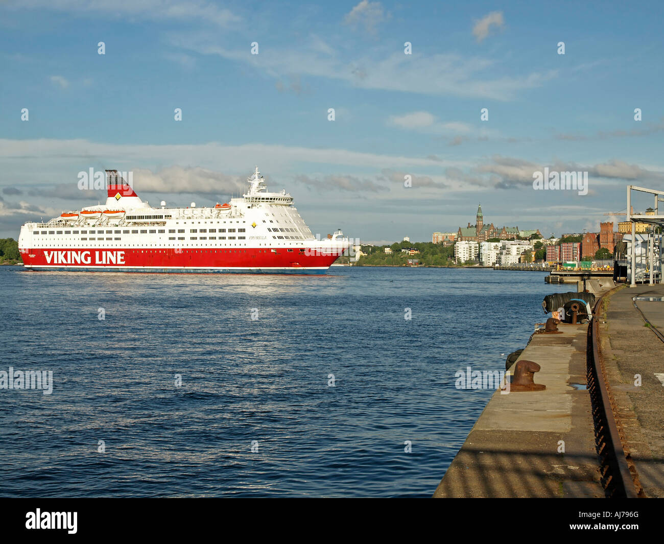 Viking line ship in stockholm hi-res stock photography and images - Alamy