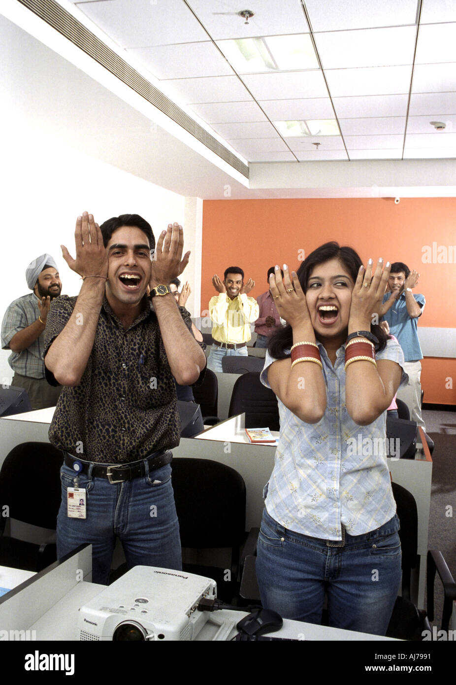 Voice modulation class india hi-res stock photography and images - Alamy