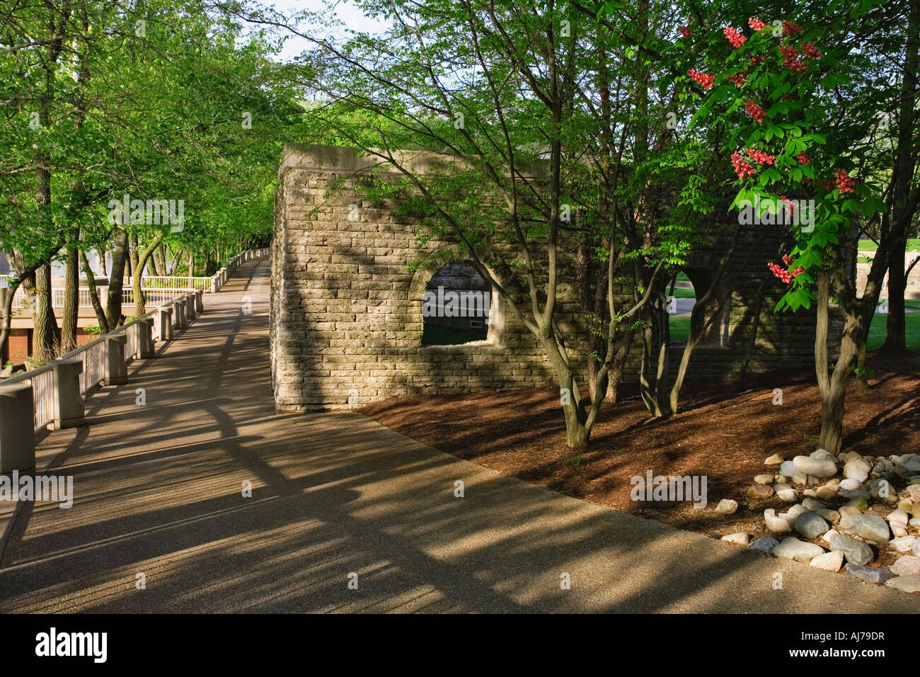 The river side park of Sawyer Point is a popular location for both ...
