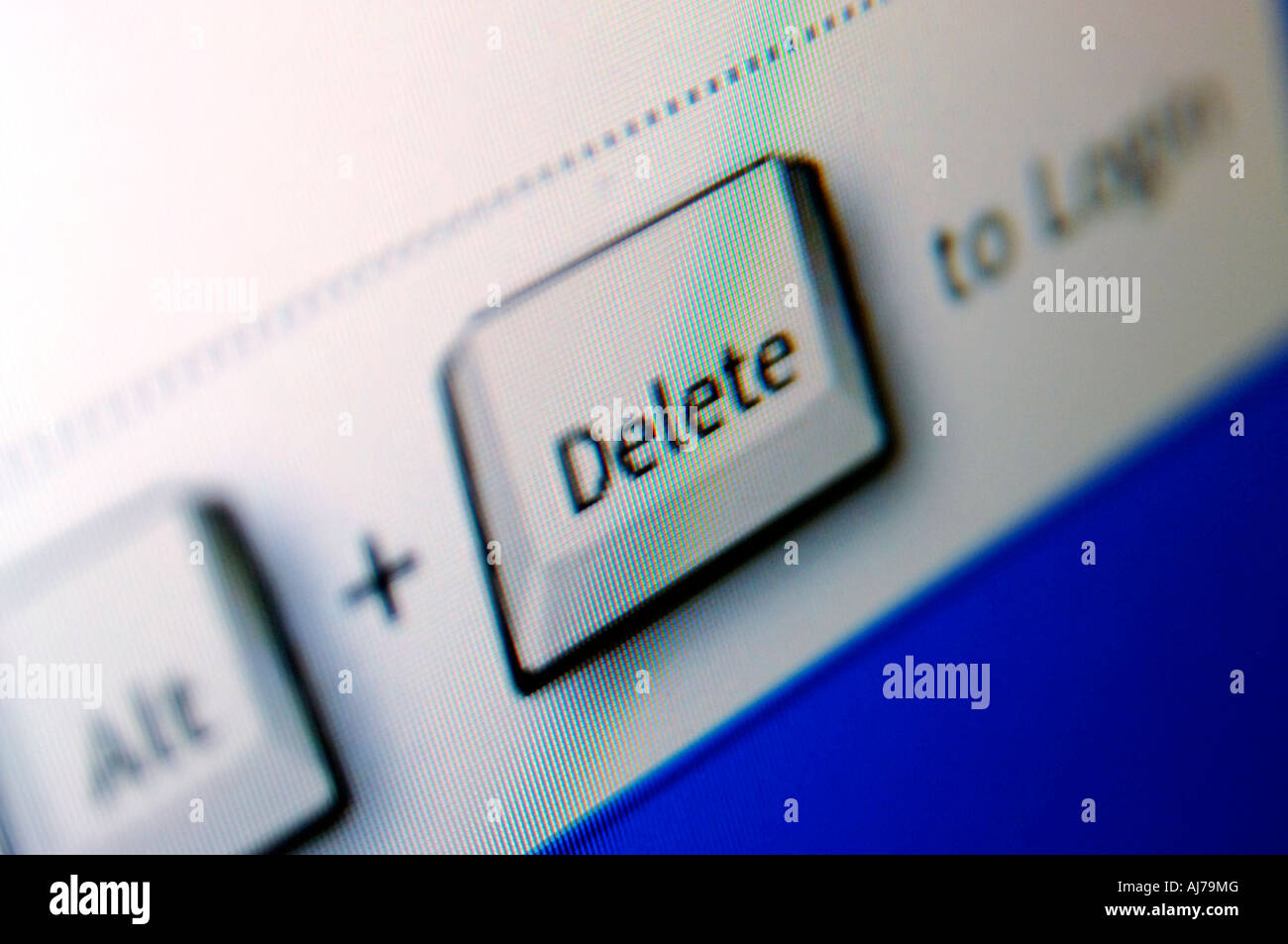 alt + delete Stock Photo - Alamy