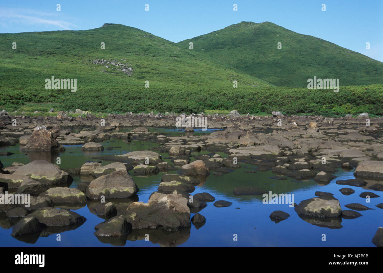 Mount Rausu in Shiretoko National Park Hokkaido Japan Asia Stock Photo ...