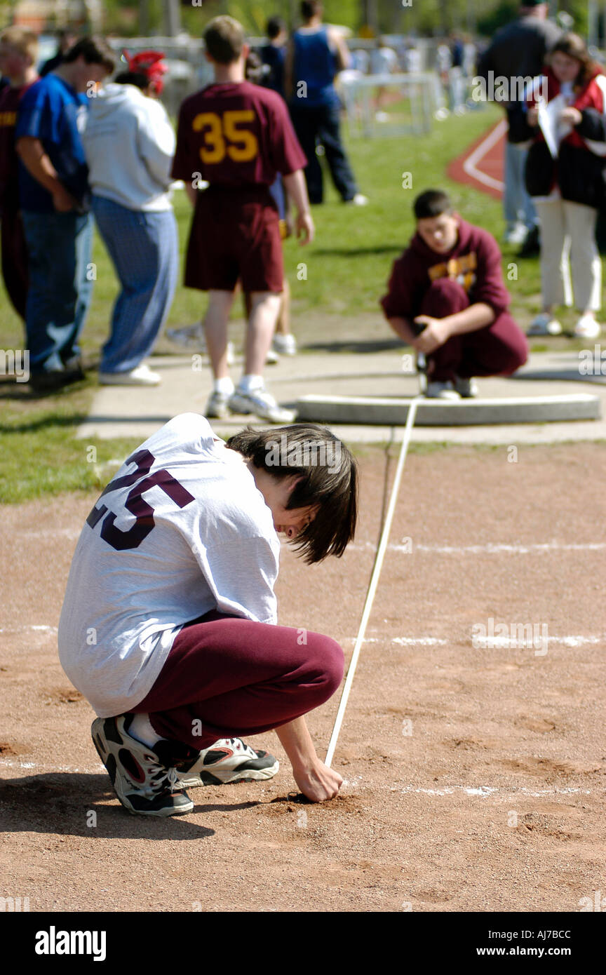 Males Participate in Tack and Field Meet Event Stock Photo - Alamy