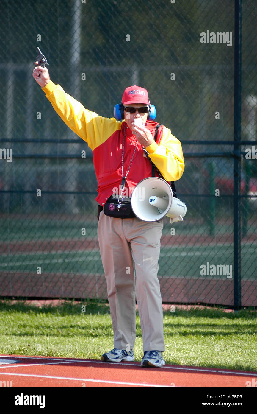 Starter gun hi-res stock photography and images - Alamy