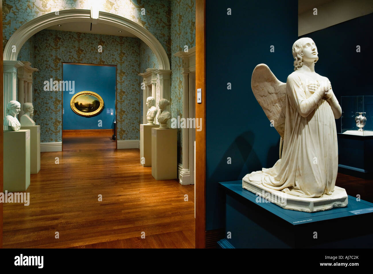 Interior view of Cincinnati Art Museum in Eden park, Cincinnati, Ohio ...