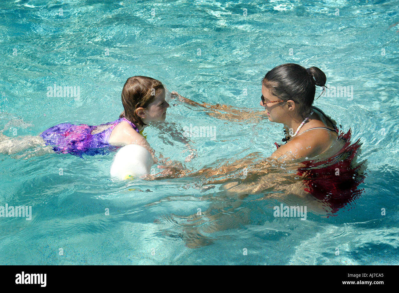 Children Take Swimming Lessons at Public Pool Stock Photo - Alamy Children Take Swimming Lessons at Public Pool Stock Photo - Alamy