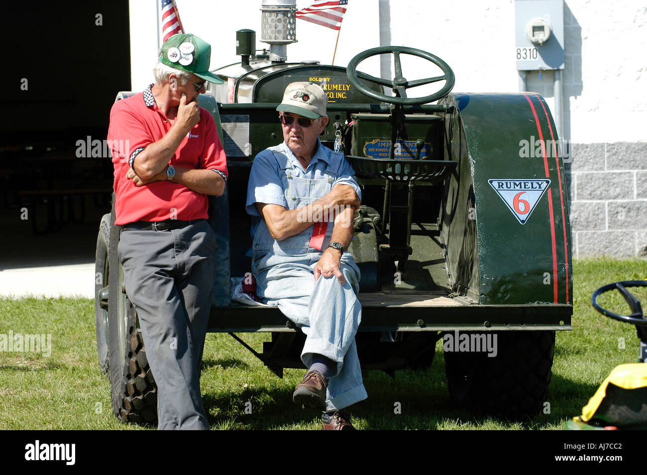 Senior Farmer Friends Engage in Conversation Stock Photo - Alamy