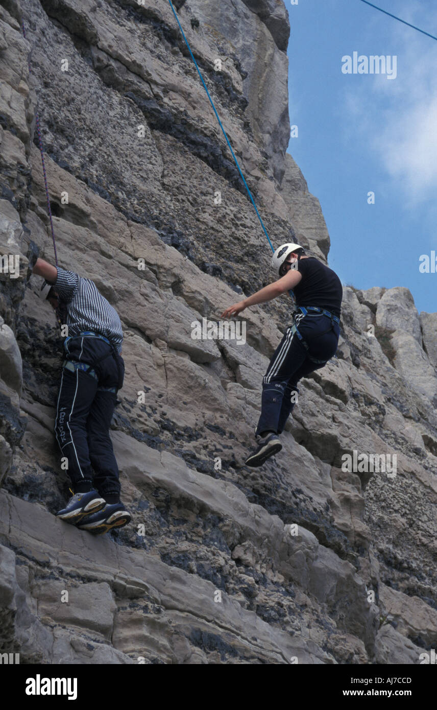 Portland dorset cliffs climbing hi-res stock photography and images - Alamy