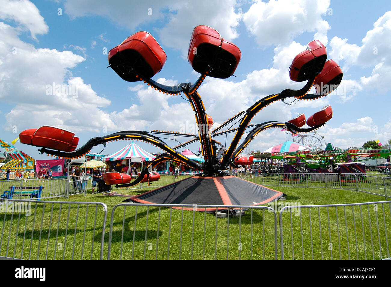 Carnival Festival Activities at Night Stock Photo - Alamy