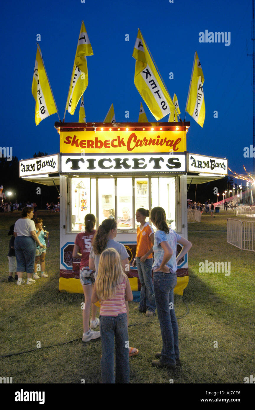 Carnival Festival Activities at Night Stock Photo - Alamy
