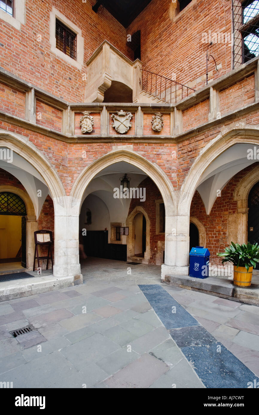 The Gothic Cloister of Collegium Maius is reminiscent of those in ...