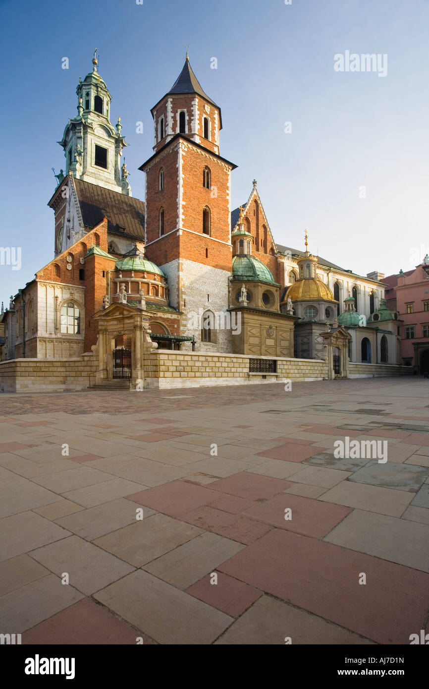 The Royal Cathedral also known as the Cracow Cathedral at Wawel Hill ...