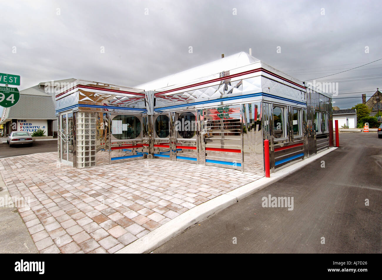 Small Diner Restaurant Stock Photo - Alamy