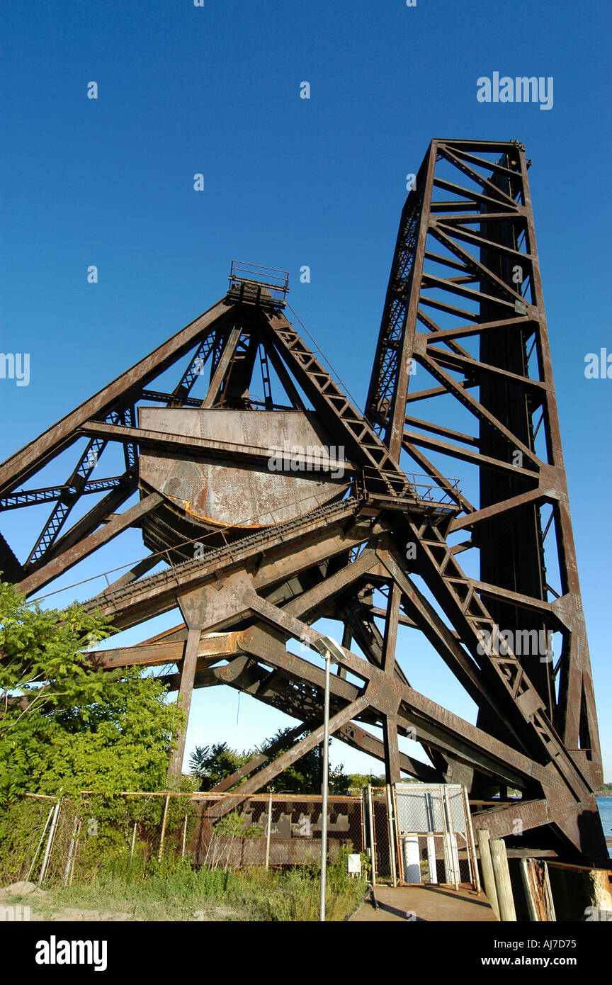 Counter Weight Draw Bridge Port Huron Michigan Stock Photo - Alamy