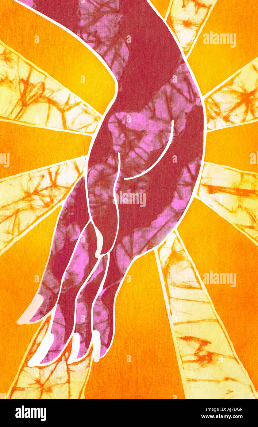 Varada Mudra Hand Sign Stock Photo - Alamy