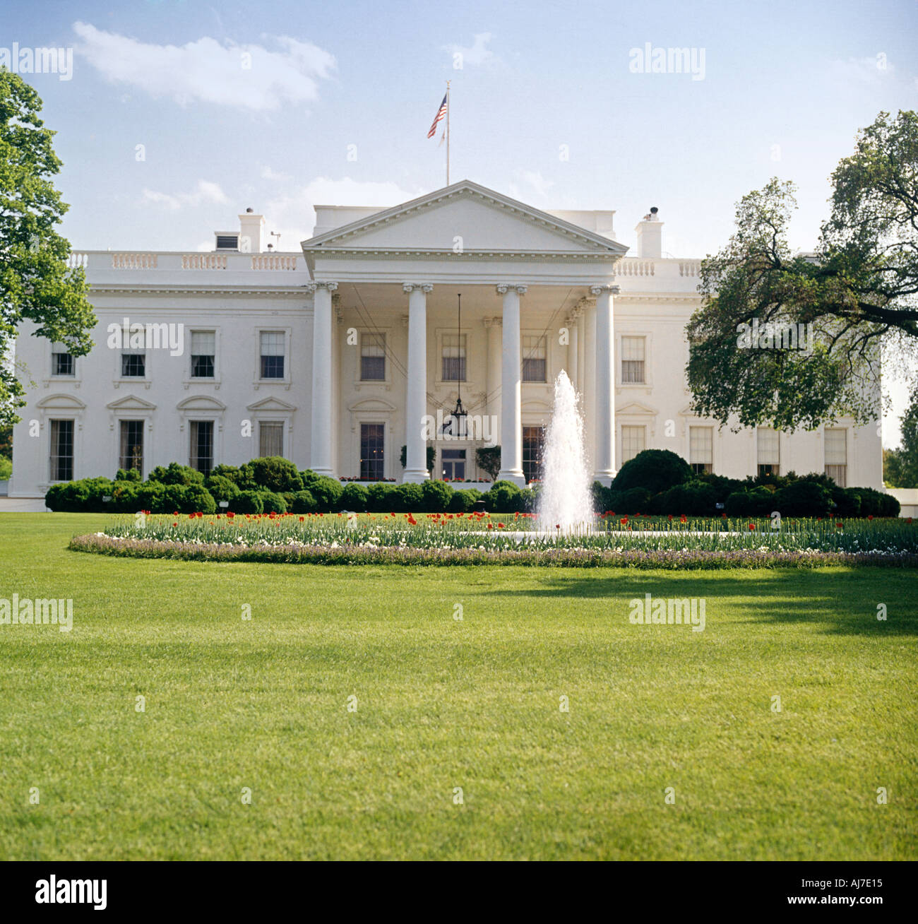 White House in Washington DC home of the president Stock Photo - Alamy