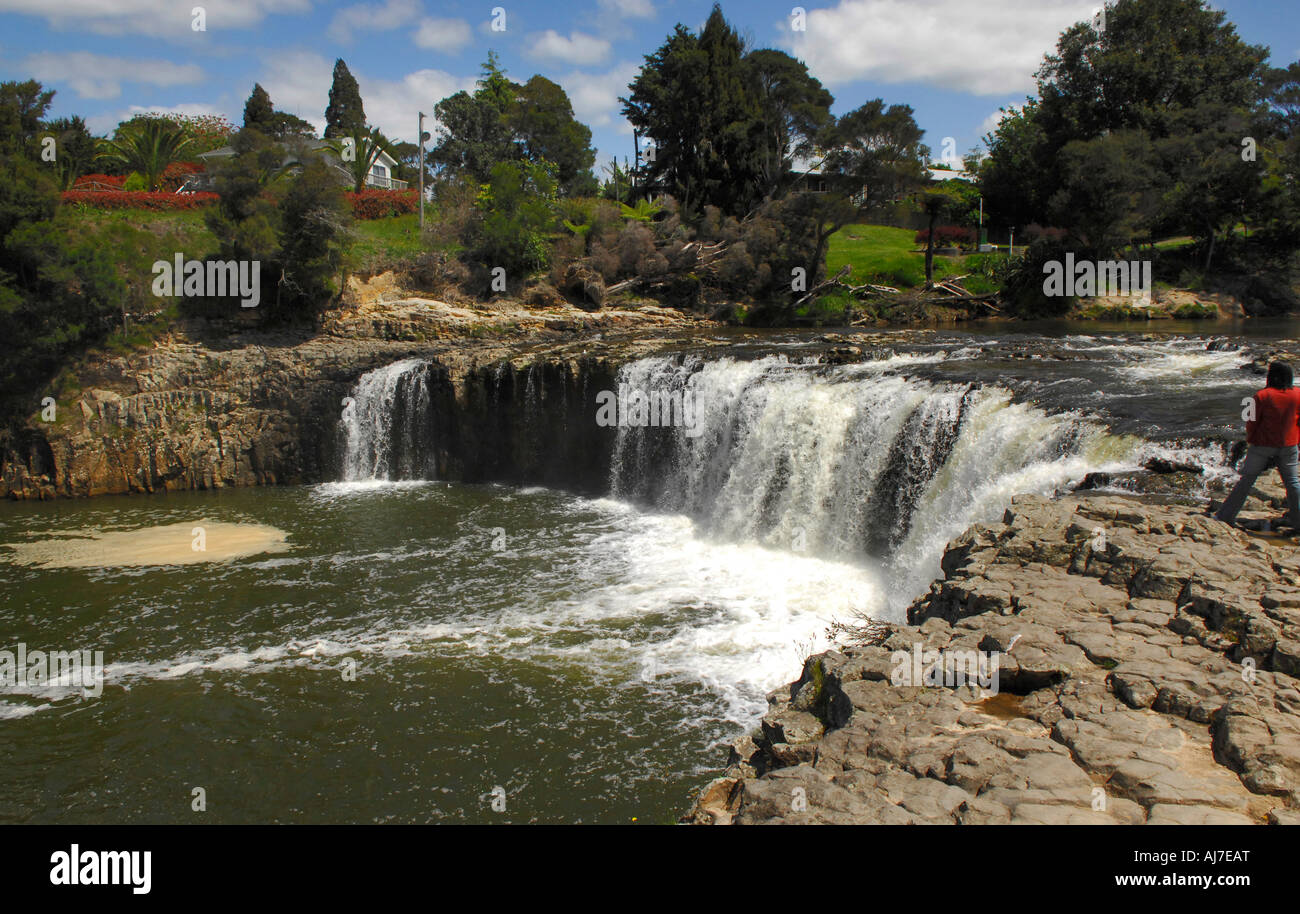 Haruru Falls, near Paihia, Bay of Islands, North Island New Zealand Stock Photo - Alamy