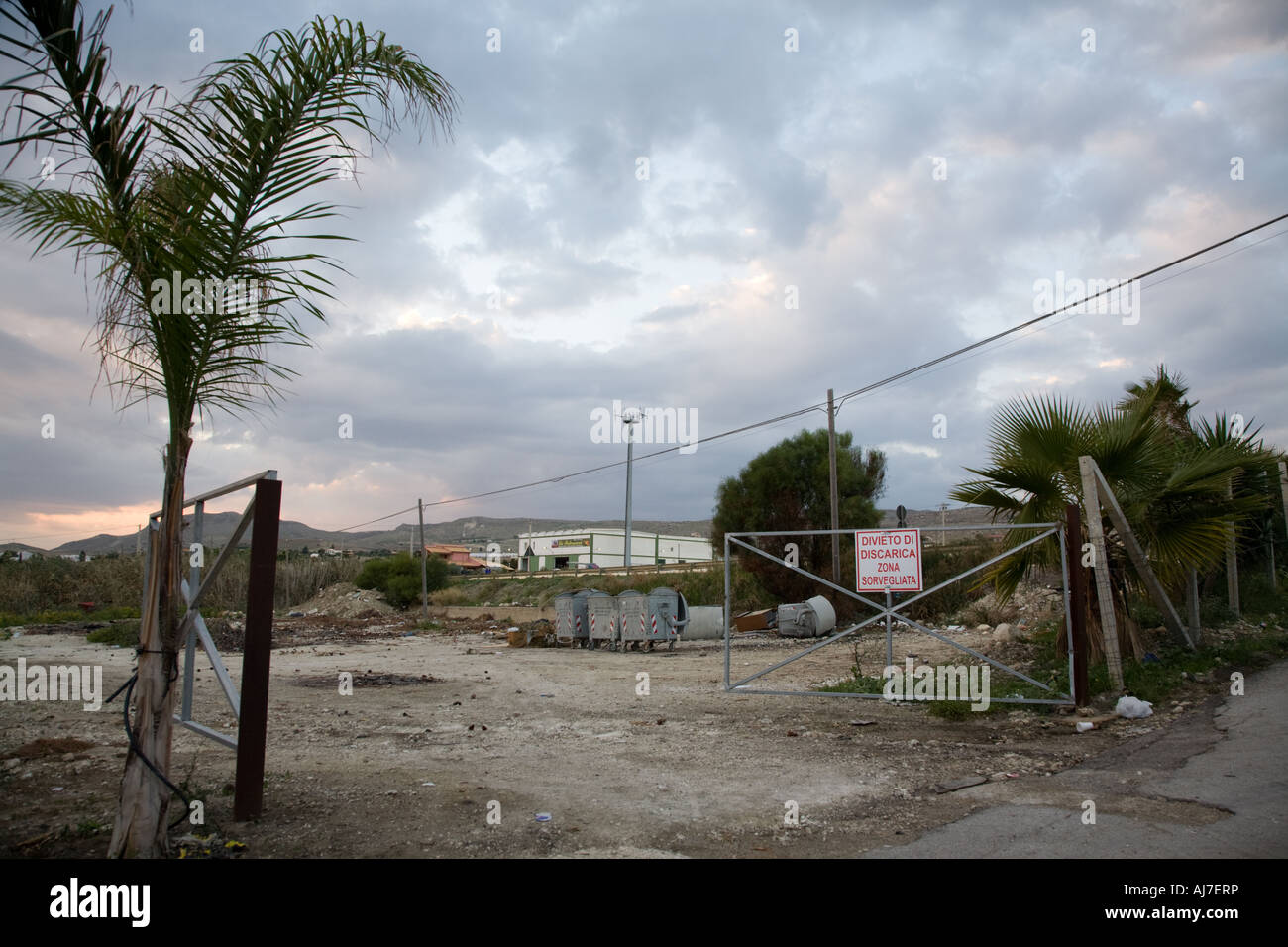 Dump site near falconara beach hi-res stock photography and images - Alamy