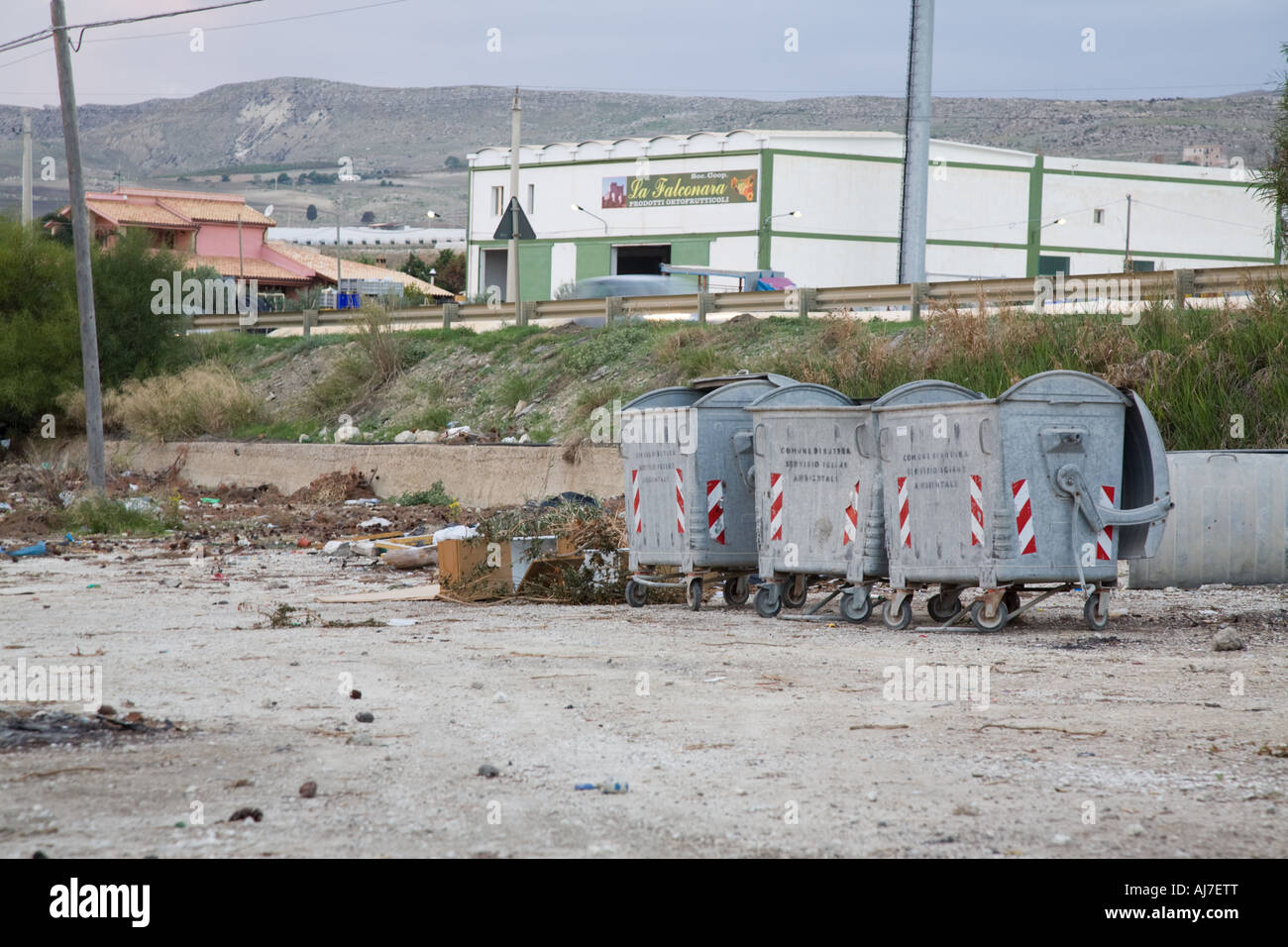Dump site near falconara beach hi-res stock photography and images - Alamy