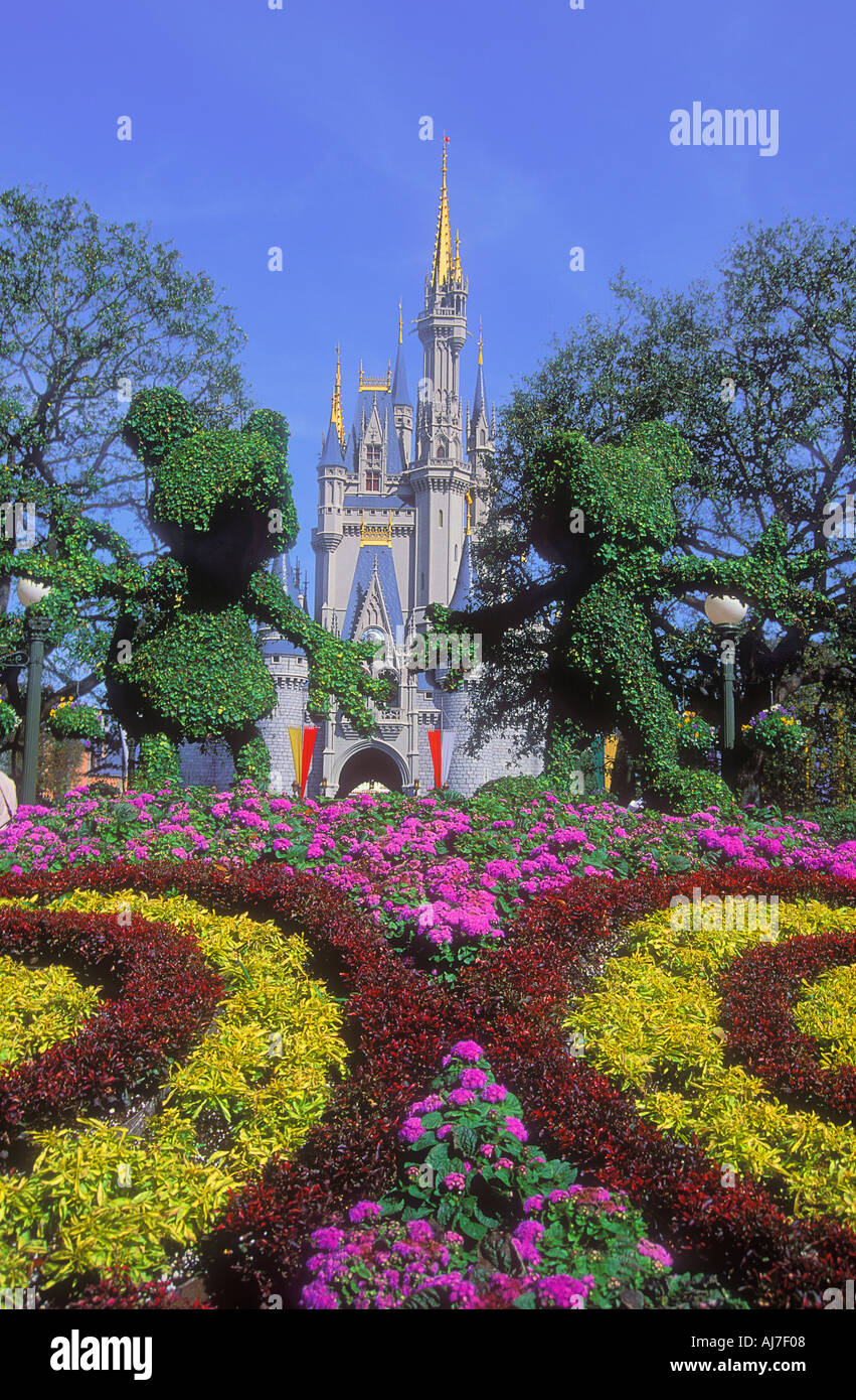 View of the Castle at Walt Disney World s Magic Kingdom Orlando Florida ...