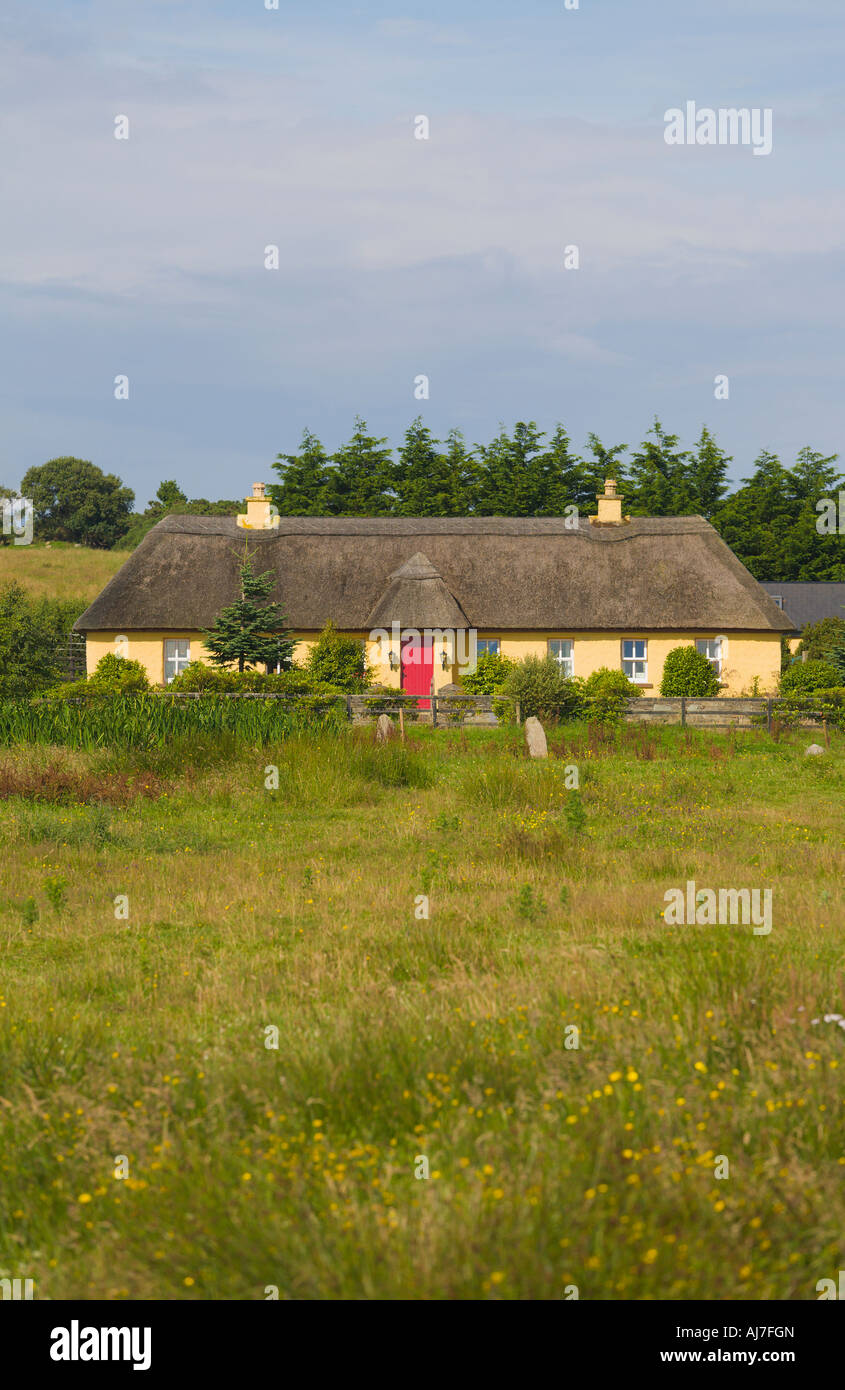 Thatched cottage on the Ring of Kerry County Kerry Ireland Stock Photo ...