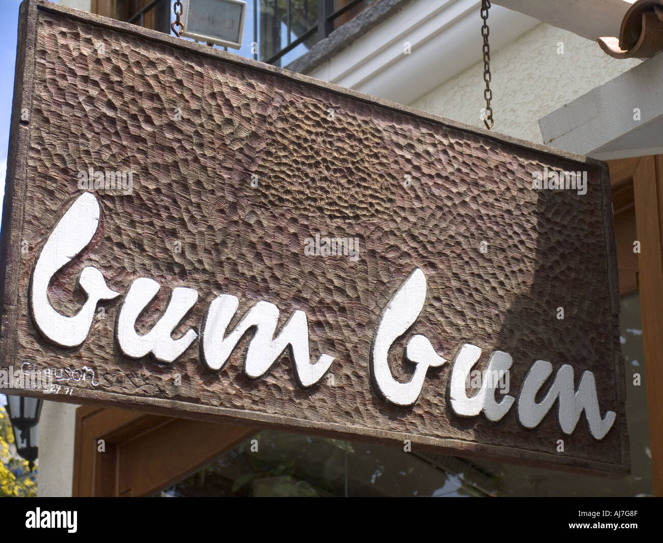 Bum Bum Shop Sign, Buzios, Rio de Janeiro, Brazil, South America Stock ...