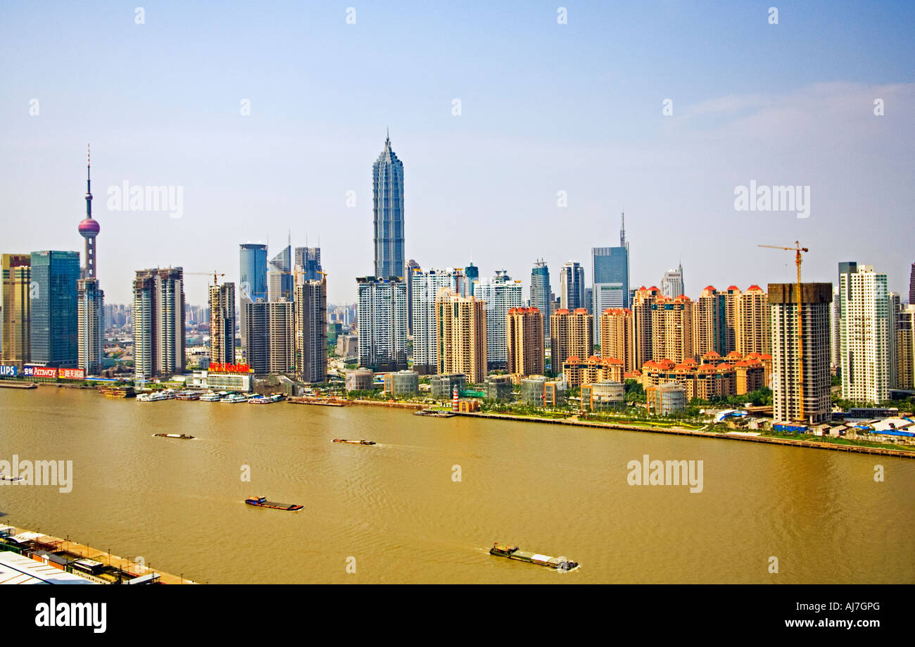 Shanghai Puxi Skyscrapers Stock Photo - Alamy