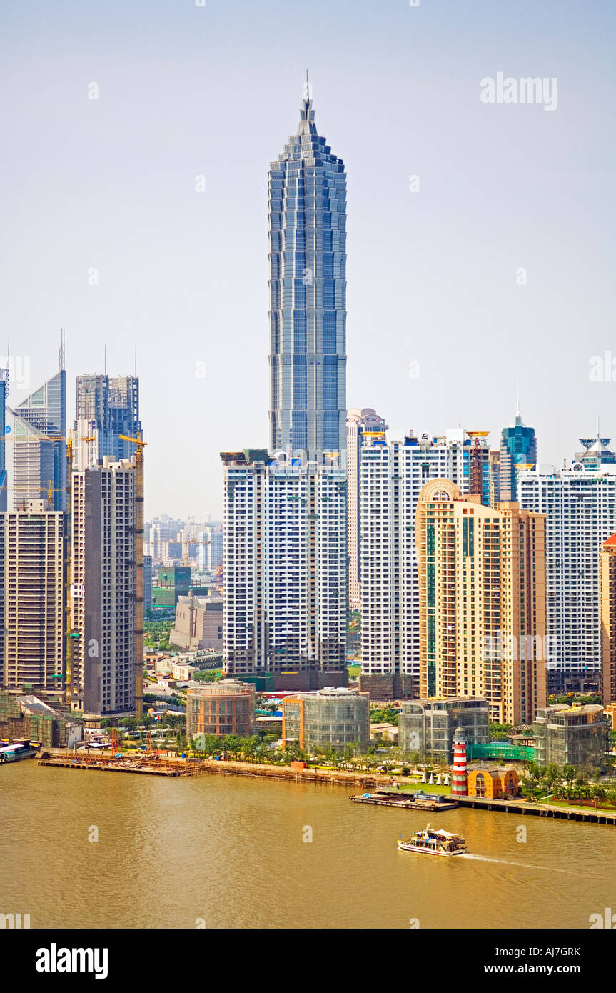 Shanghai Puxi Skyscrapers Stock Photo - Alamy
