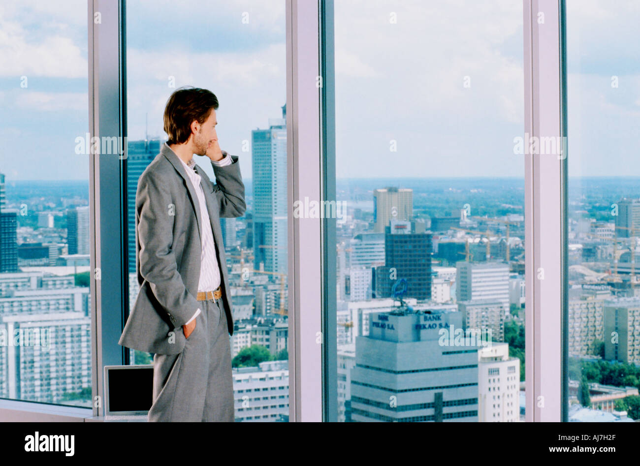 indoor office man 25 30 young dark haired businessman business window ...