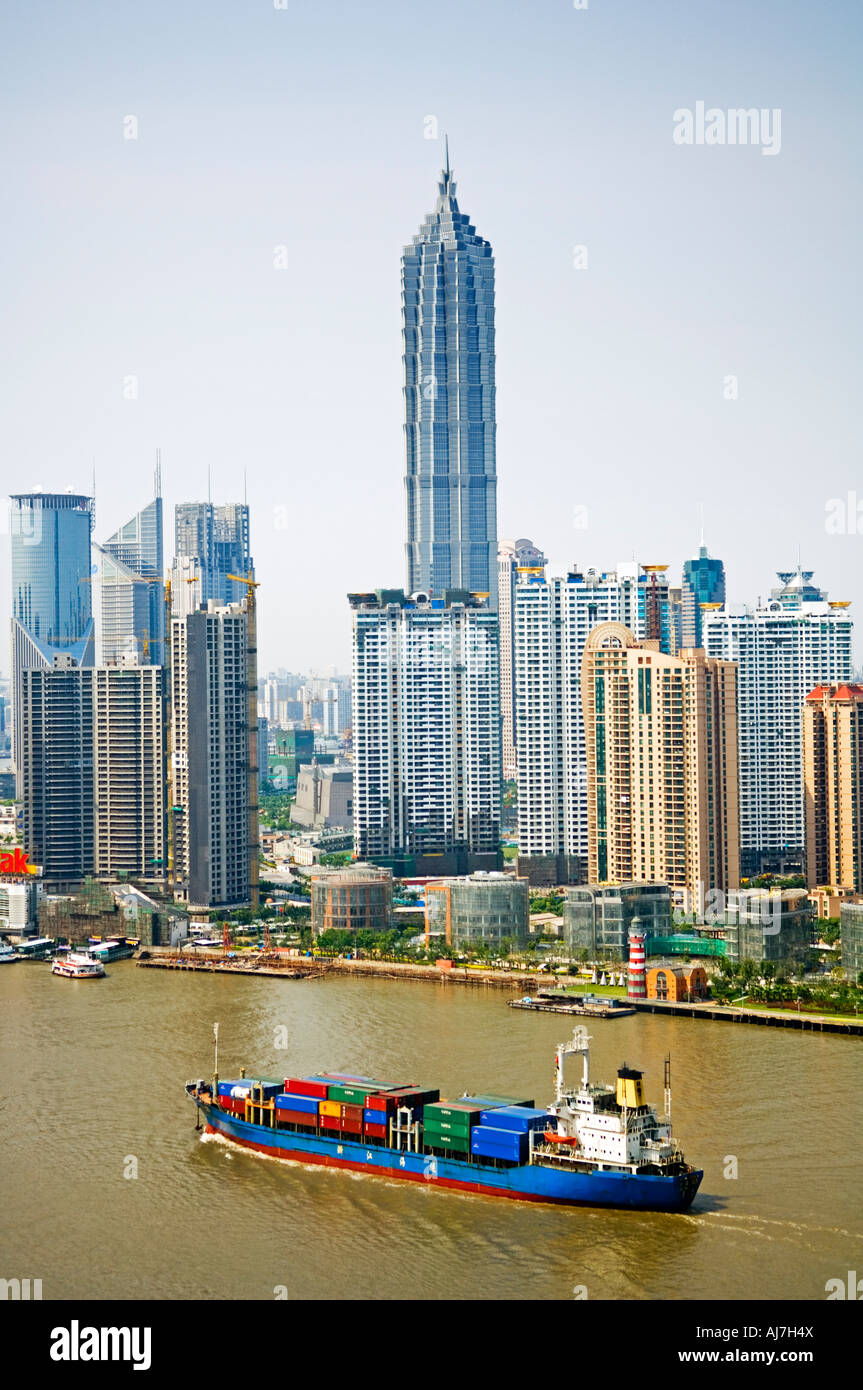 Shanghai Puxi Skyscrapers Stock Photo - Alamy