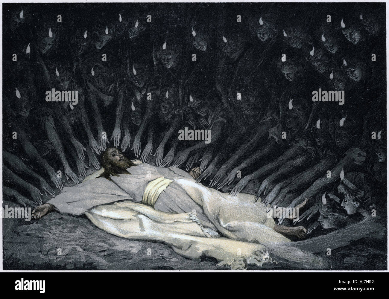 Angels ministering hi-res stock photography and images - Alamy