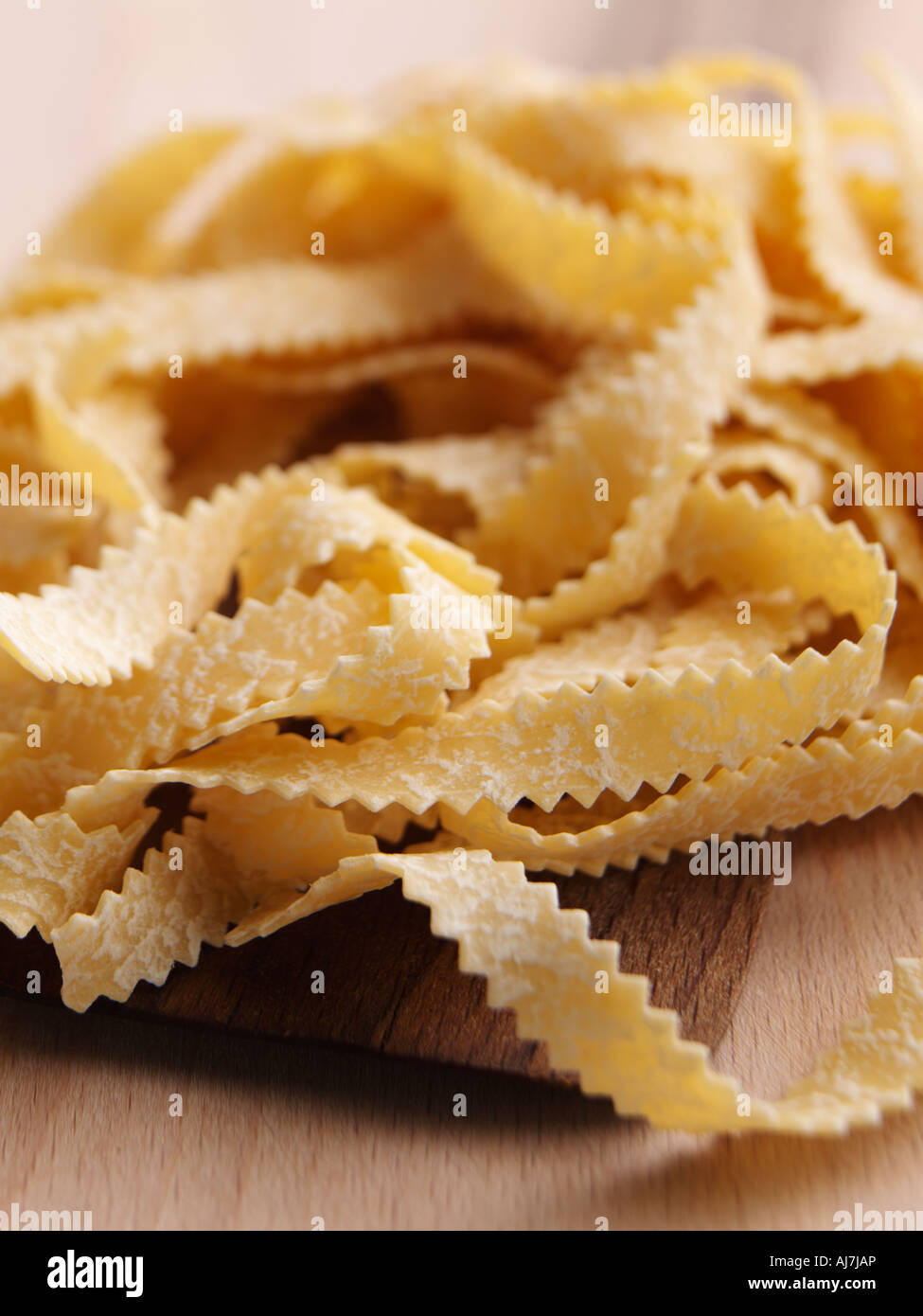 Dried reginette pasta Stock Photo - Alamy