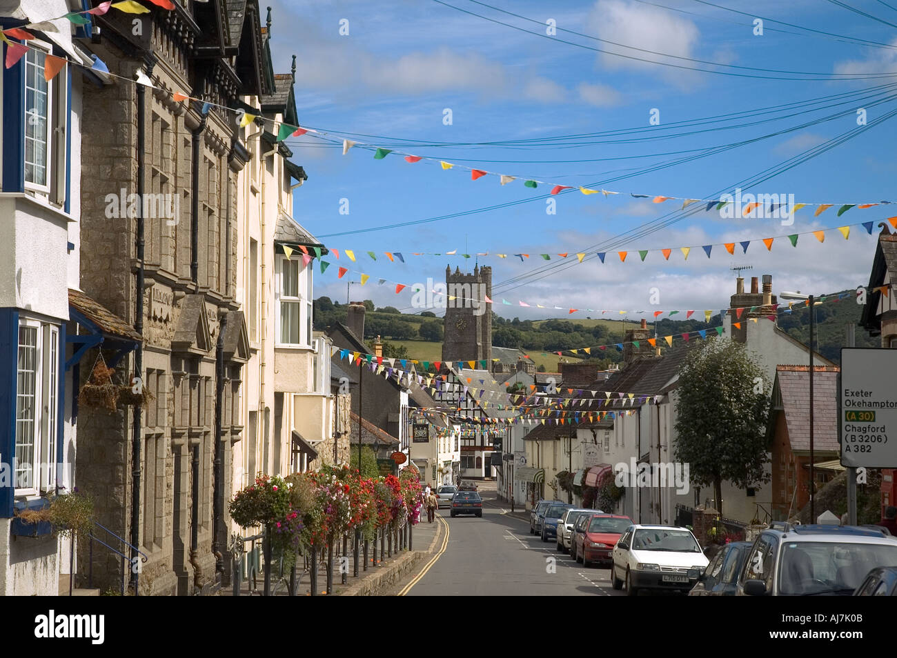 Moretonhampstead street hi-res stock photography and images - Alamy