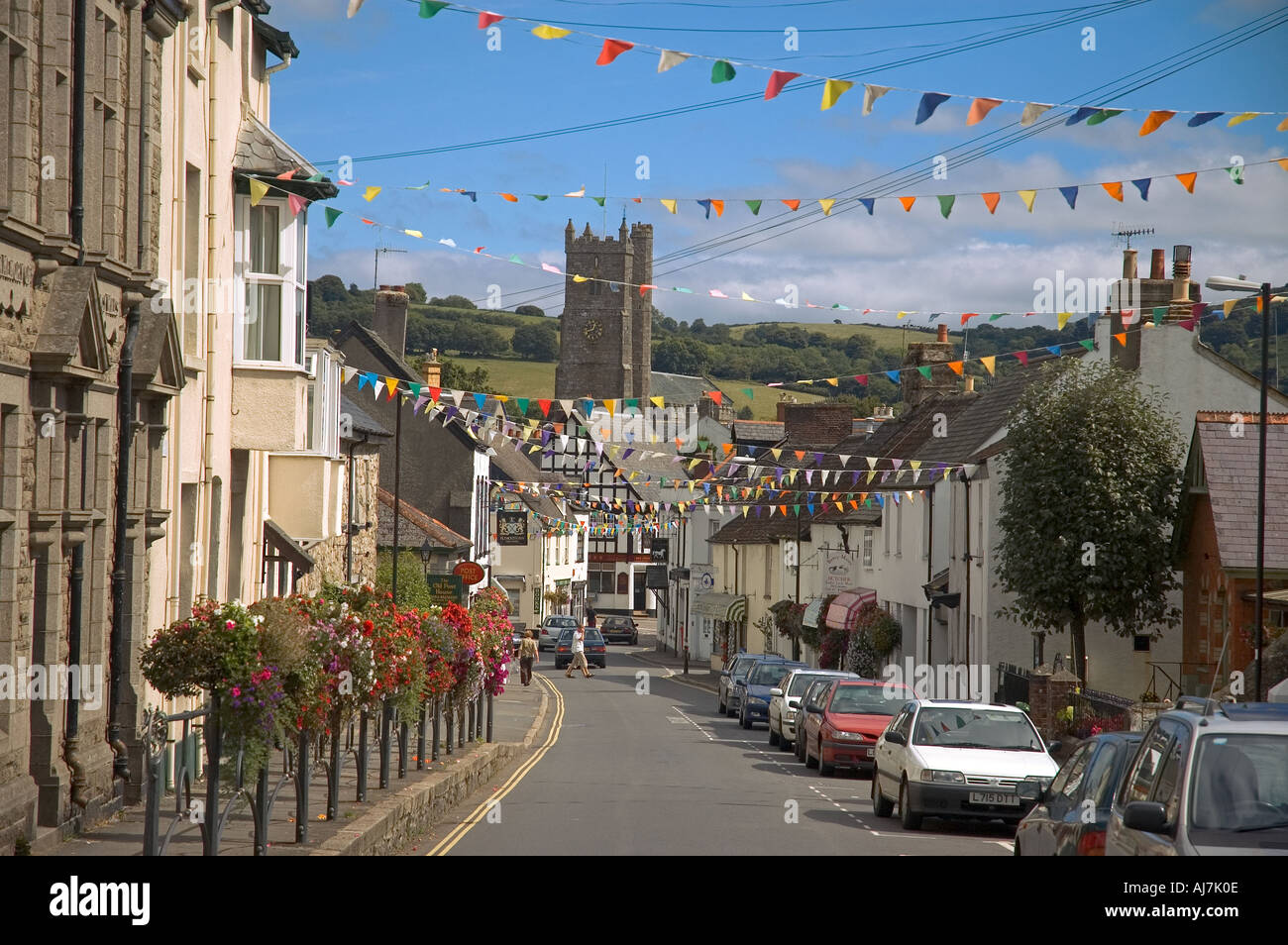Moretonhampstead Dartmoor National Park Devon GB Stock Photo - Alamy